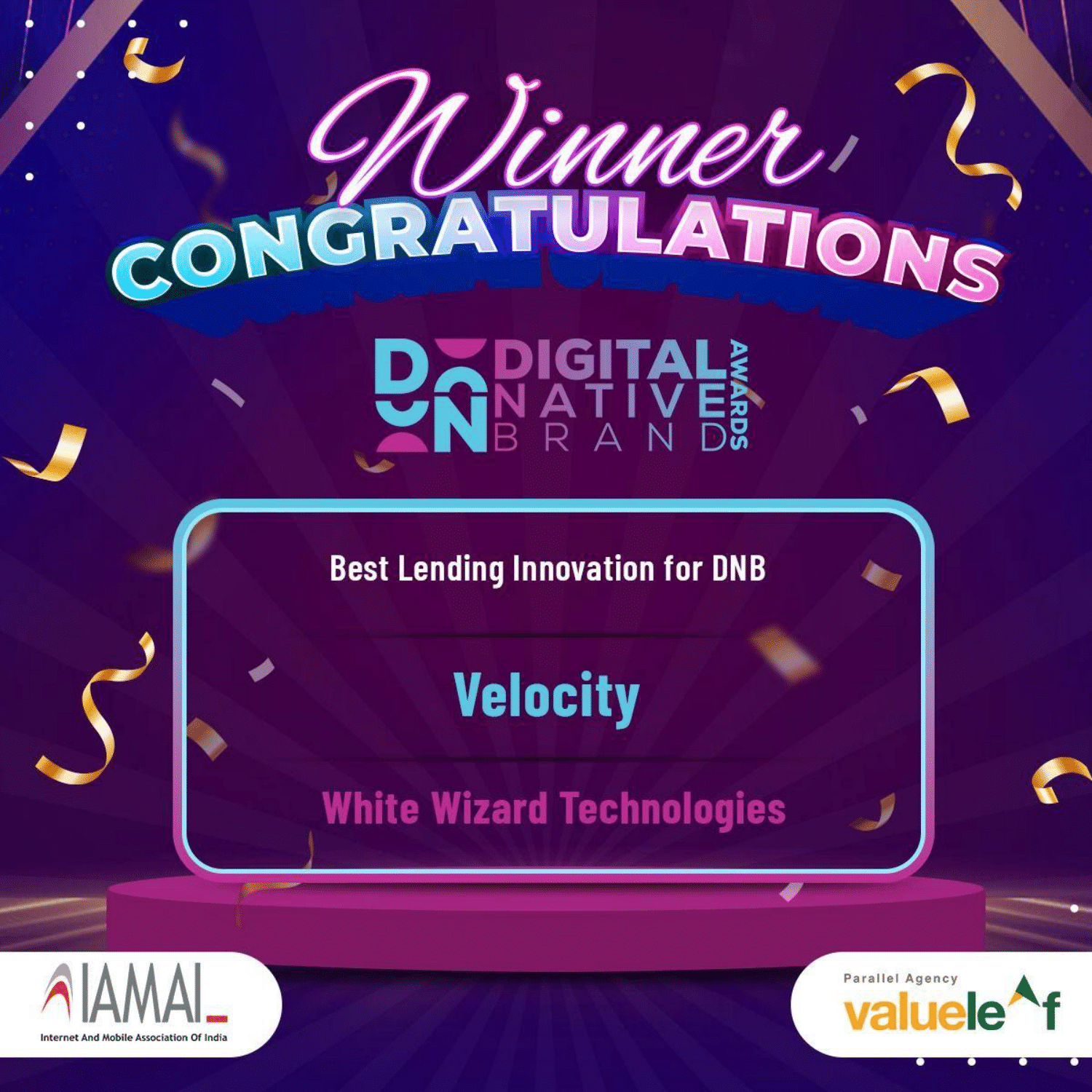 Velocity Awarded Best Lending Innovation for Digital Native Brands by ...
